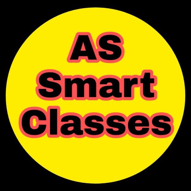 Telegram channel "𝐀𝐬 𝐒𝐦𝐚𝐫𝐭 𝐂𝐥𝐚𝐬𝐬𝐞𝐬 ®™" — @as_smart_classes — TGStat